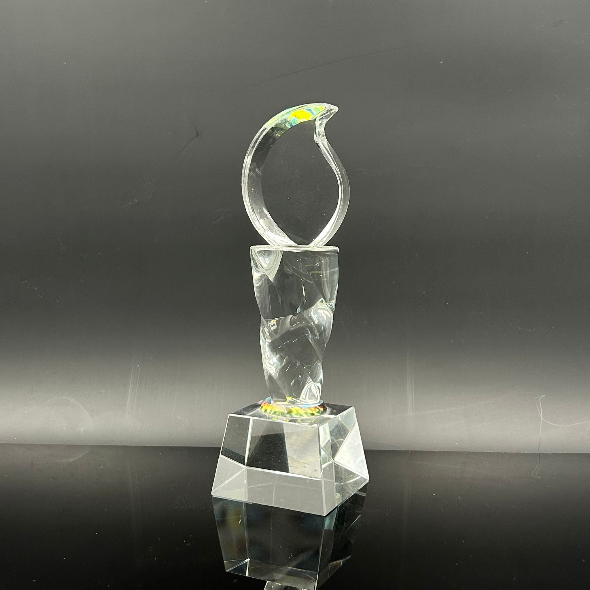 Crystal Torch Trophy Award – Etch