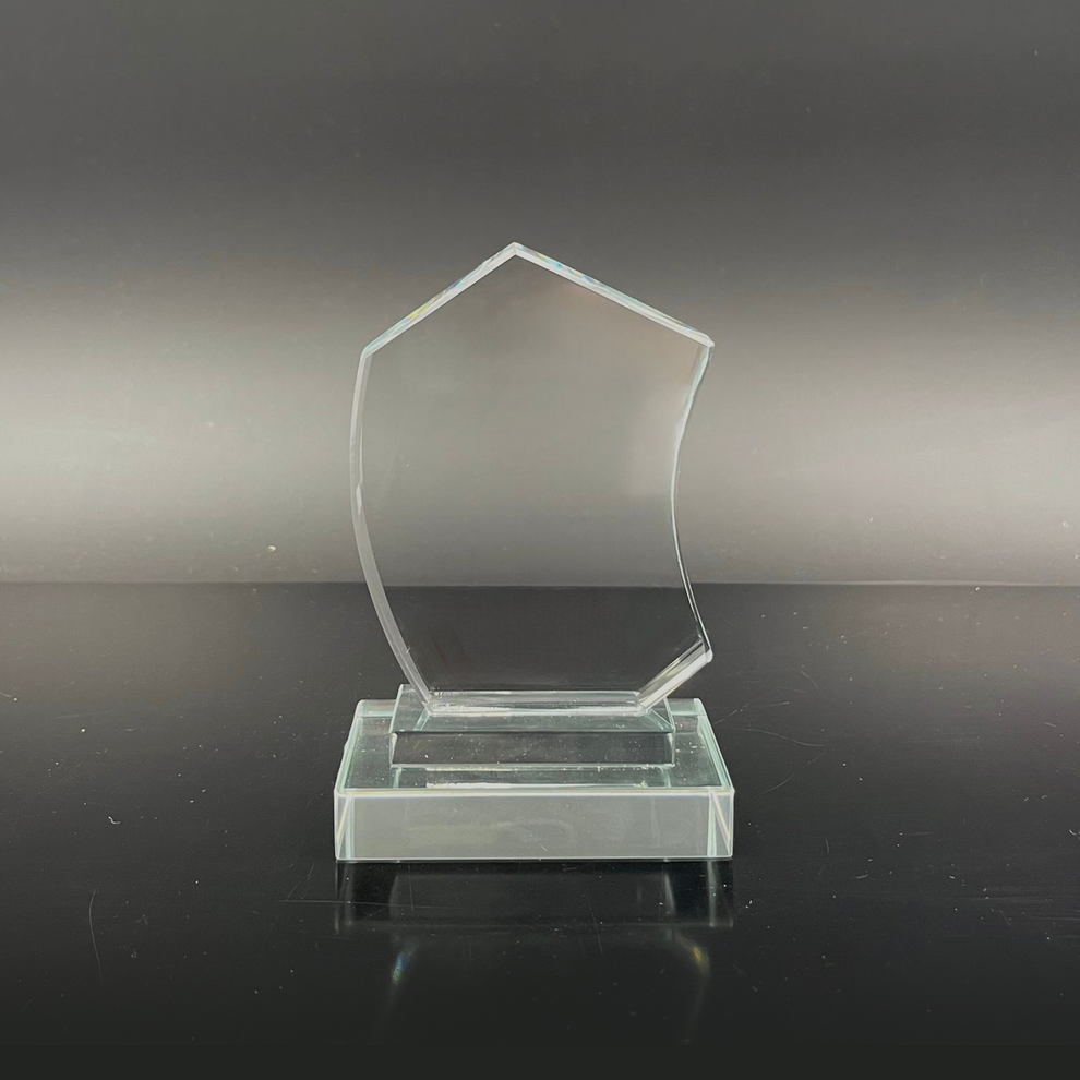 Hexagonal Wave Trophy Award – Etch
