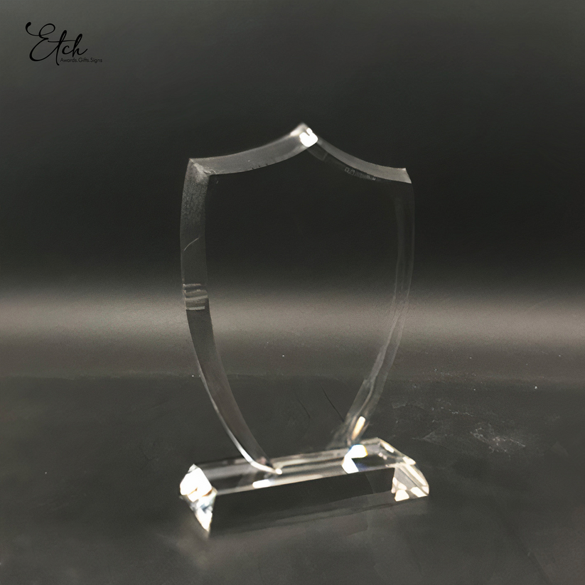 Clear Valor Trophy Award – Etch