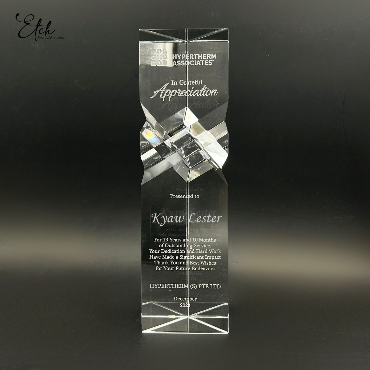 Crystal Elegance Award – Etch