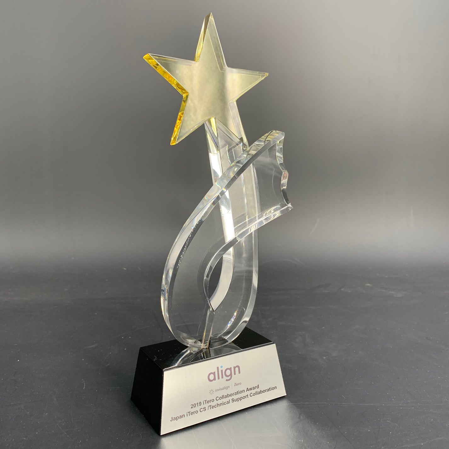 Harmony Star Trophy Award – Etch