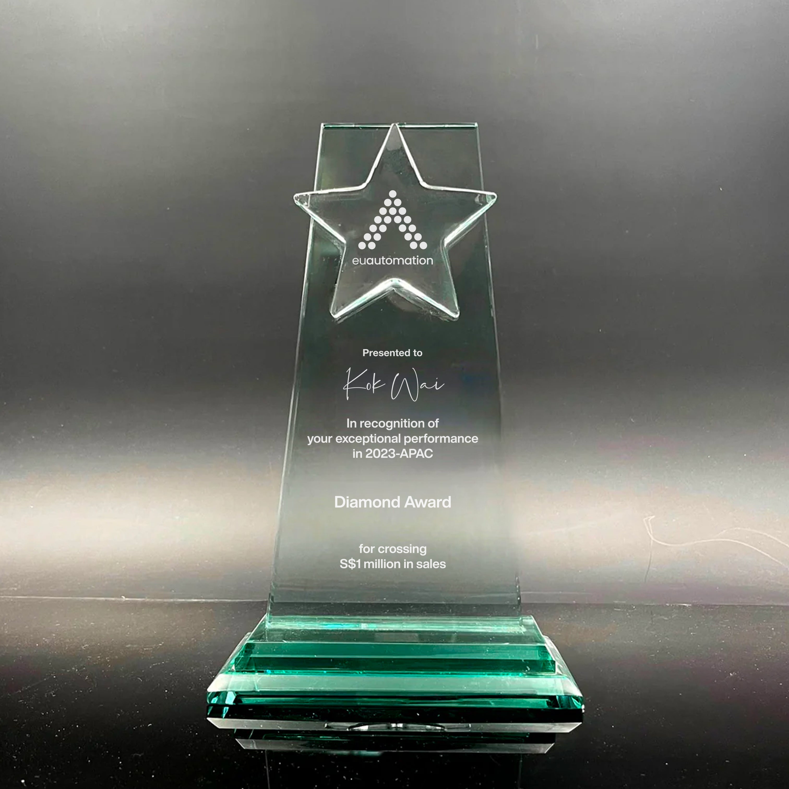 Mountaintop Star Award – Etch