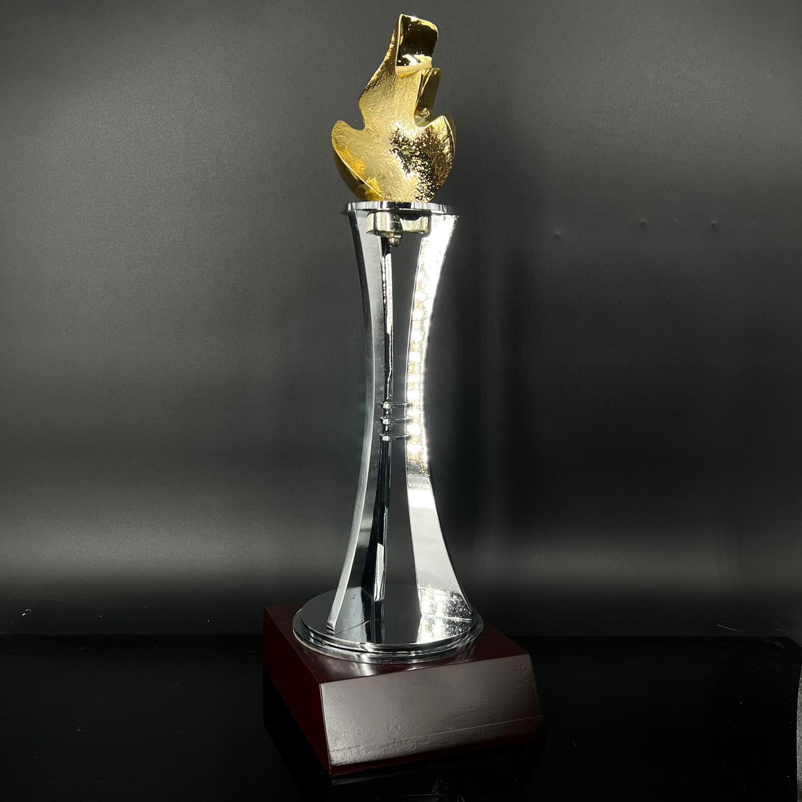 Olympia Flame Trophy Award – Etch