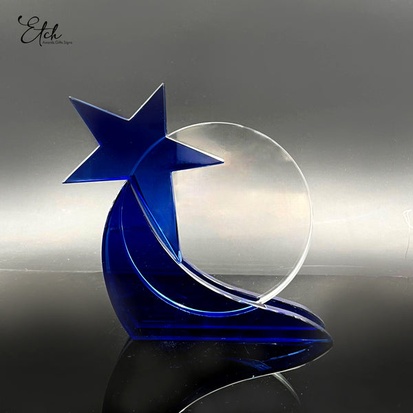 Starry Ocean Creast Award – Etch