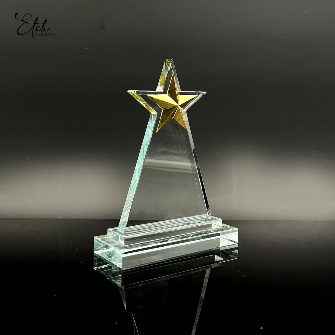 Stellar Tree Trophy Award – Etch