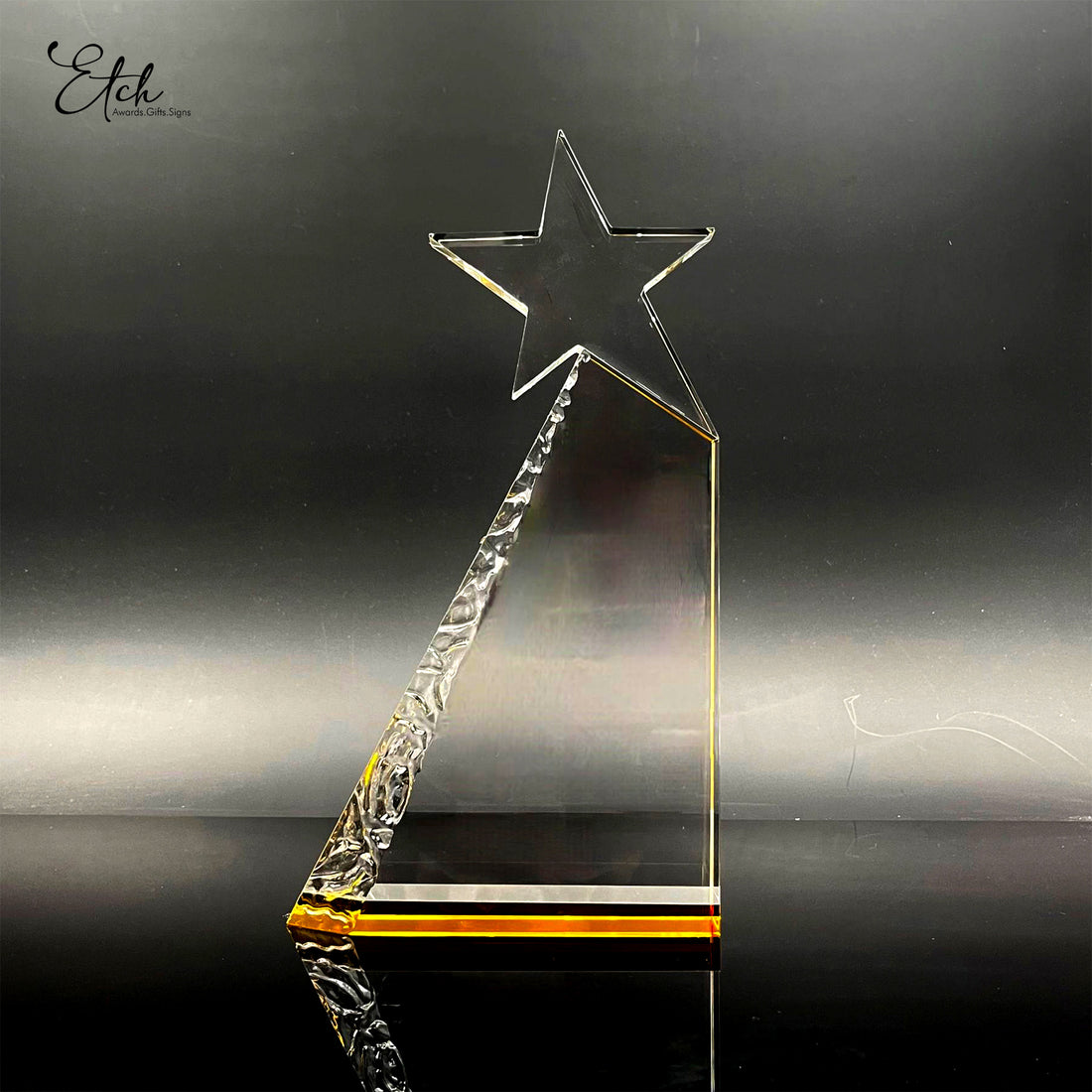 Tilted Sunbeam Star Award – Etch